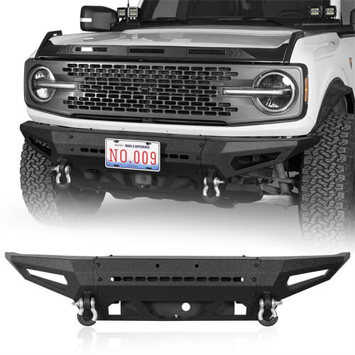 Ford Bronco Offroad Full-Width Front Bumper For 2021-2025 Ford Bronco ...