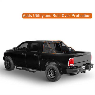 Full-Size Pickup Trucks Roll Bar Adjustable Truck Bed Roll Bar 4x4 ...
