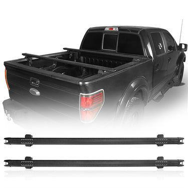 Heavy Duty Aluminum Truck Bed Rack Low Profile Adjustable Crossbars ...