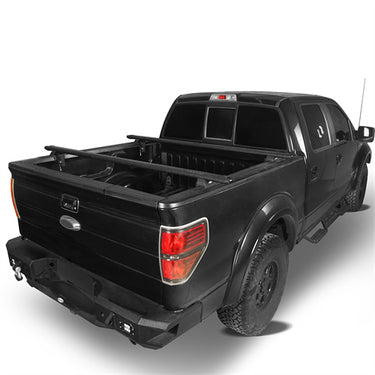 Heavy Duty Aluminum Truck Bed Rack Low Profile Adjustable Crossbars ...