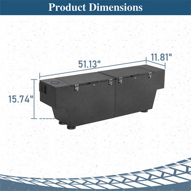 Tool Box Lockable Storage Boxes for Tacoma & Chevy Colorado GMC Canyon ...