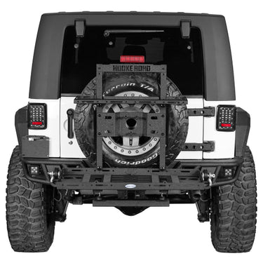 Jeep Wrangler Tailgate Cargo Carrier w/ Foldable Table for 2007-2018 ...
