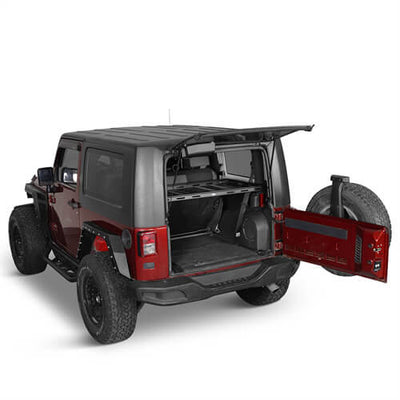 Jeep JK Interior Cargo Basket Storage For 2-Door Jeep Wrangler Parts ...