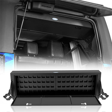 Jeep JK Rear Storage for Jeep Wrangler JK 4-Door Hardtop - Hooke Road ...
