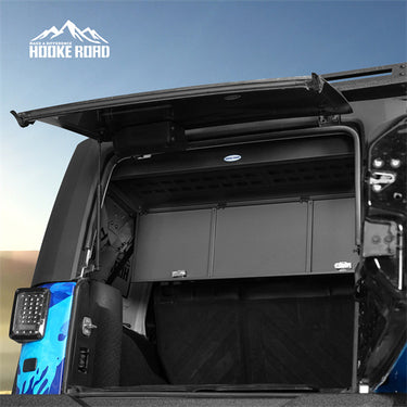 Jeep JK Rear Storage for Jeep Wrangler JK 4-Door Hardtop - Hooke Road ...