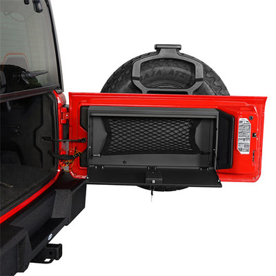 2018-2025 Jeep Wrangler JL Tailgate Storage Lock Box - Hooke Road ...