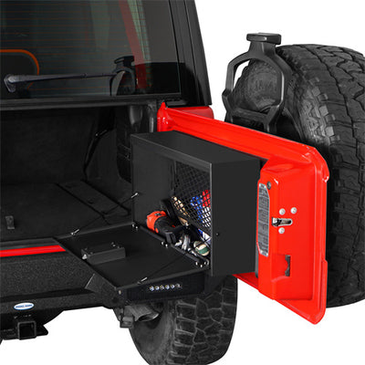 2018-2026 Jeep Wrangler JL Tailgate Storage Lock Box - Hooke Road ...