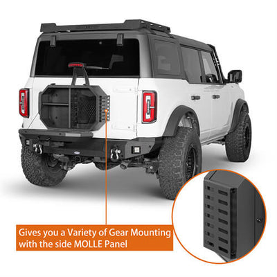 2021 2022 2023 2024 Ford Bronco Tailgate Storage Lock Box Exterior ...