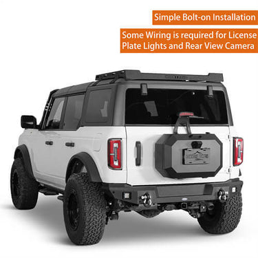 2021 2022 2023 2024 Ford Bronco Tailgate Storage Lock Box Exterior ...