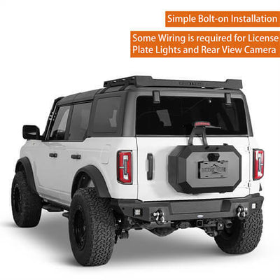 2021 2022 2023 2024 Ford Bronco Tailgate Storage Lock Box Exterior ...