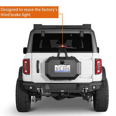 2021 2022 2023 2024 Ford Bronco Tailgate Storage Lock Box Exterior ...