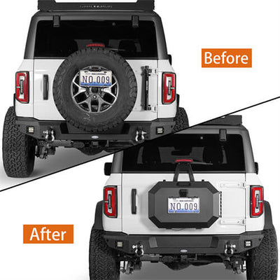 2021 2022 2023 2024 Ford Bronco Tailgate Storage Lock Box Exterior ...