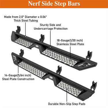 Truck Side Steps Running Boards for 2015-2026 Chevy Colorado & GMC ...