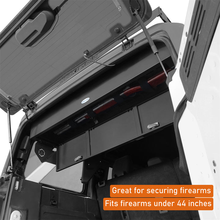 Trunk Storage Box with Locks for 2021-2026 Ford Bronco 4-Door Hardtop ...