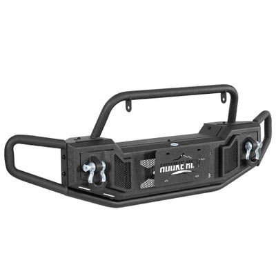 JK Tubular Front Bumper w/ Winch Plate for 2007-2018 Jeep Wrangler JK ...
