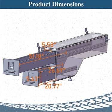 Truck Wheel Well Tool Box Bed Storage Drawer System for Chevy Colorado ...