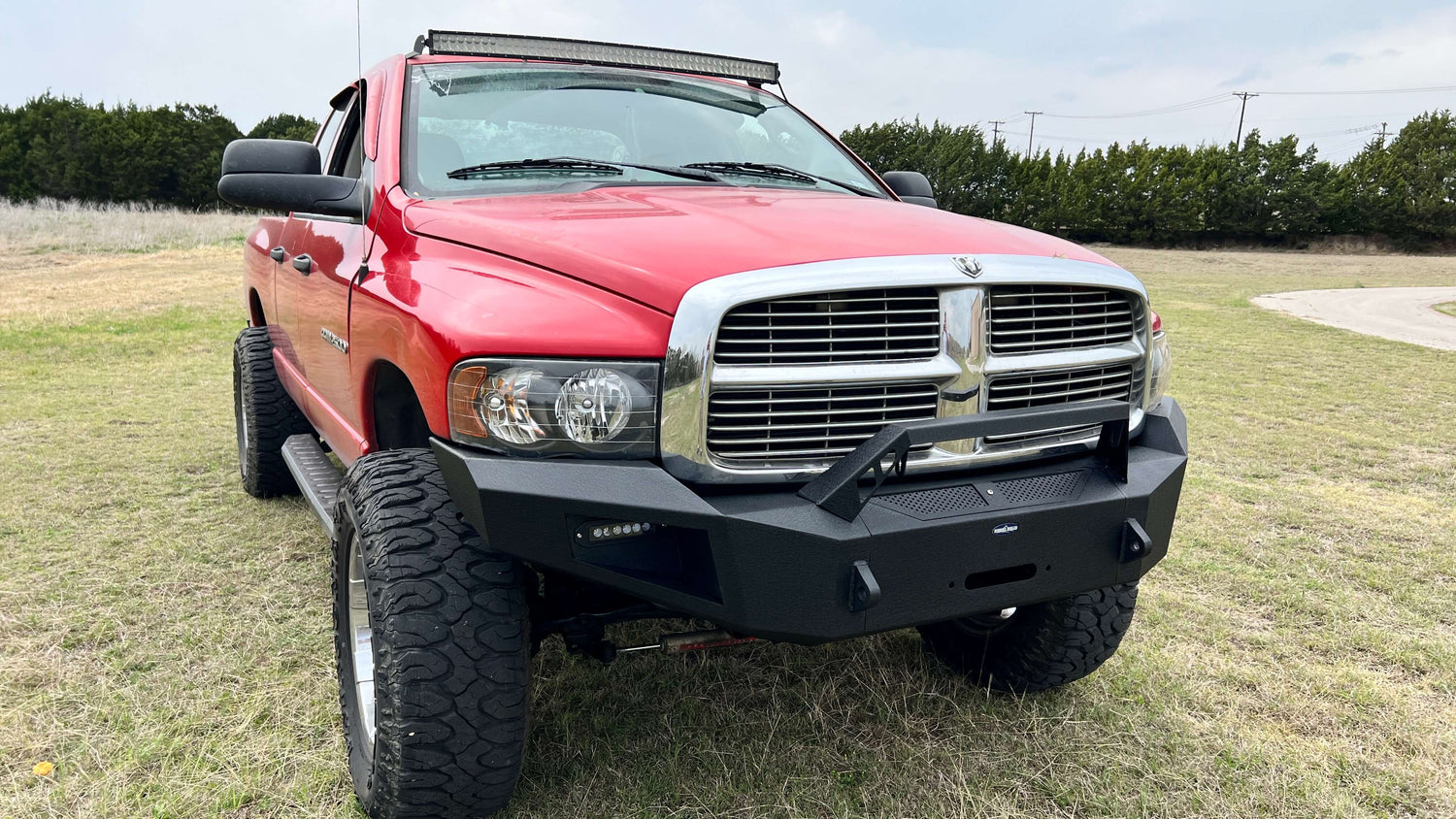 2003-2005 Dodge Ram 2500 DiscoveryⅠFront Bumper w/Winch Plate(Excludin ...