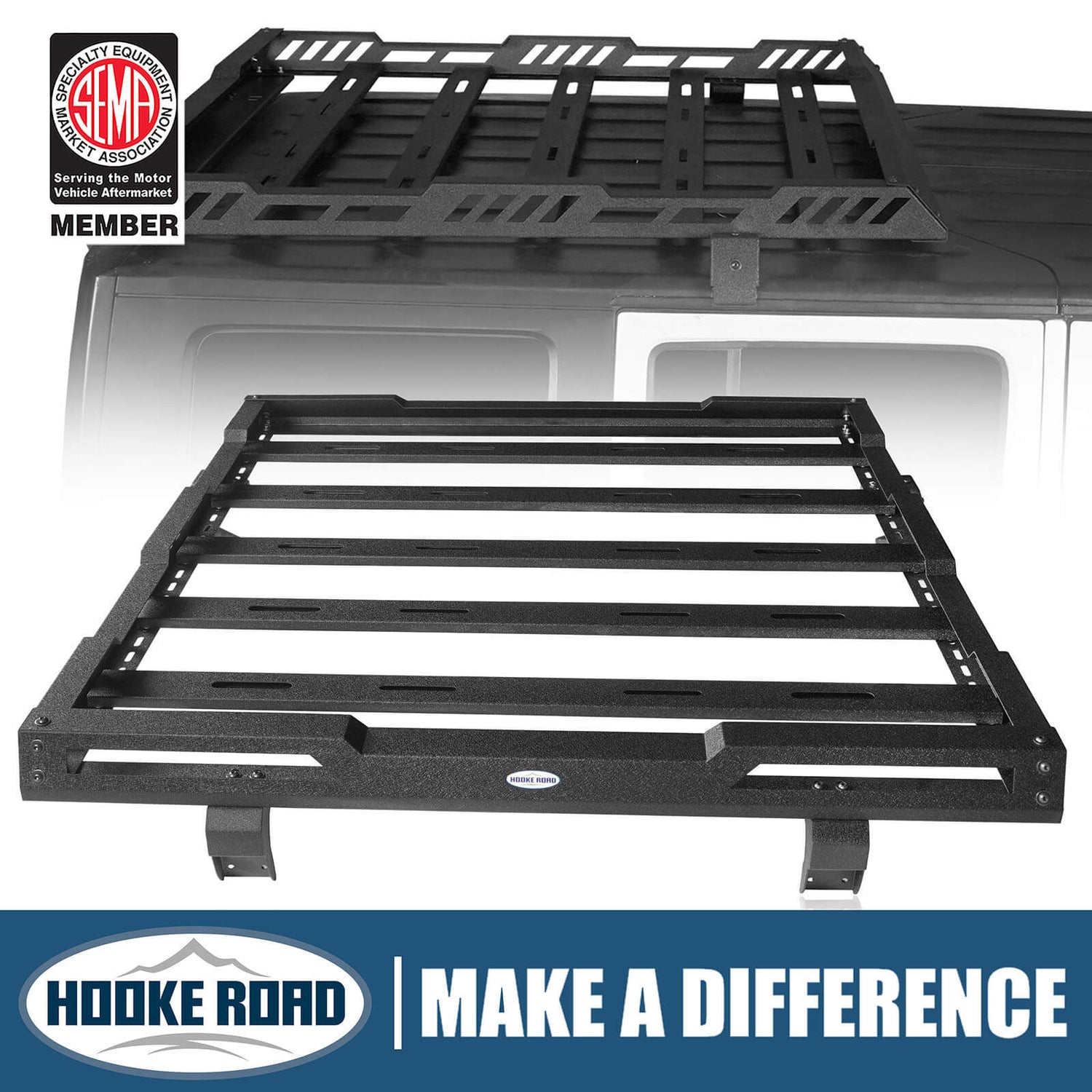 Jeep & Toyota Tacoma Tundra Roof Rack & Bed Rack | Hooke Road® – Hooke ...