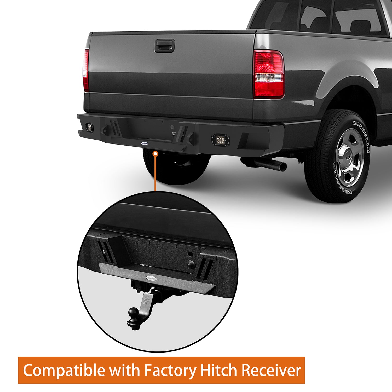 Aftermarket Ford 2006-2008 F-150 HR Rear Bumper Replacement - Hooke Ro ...