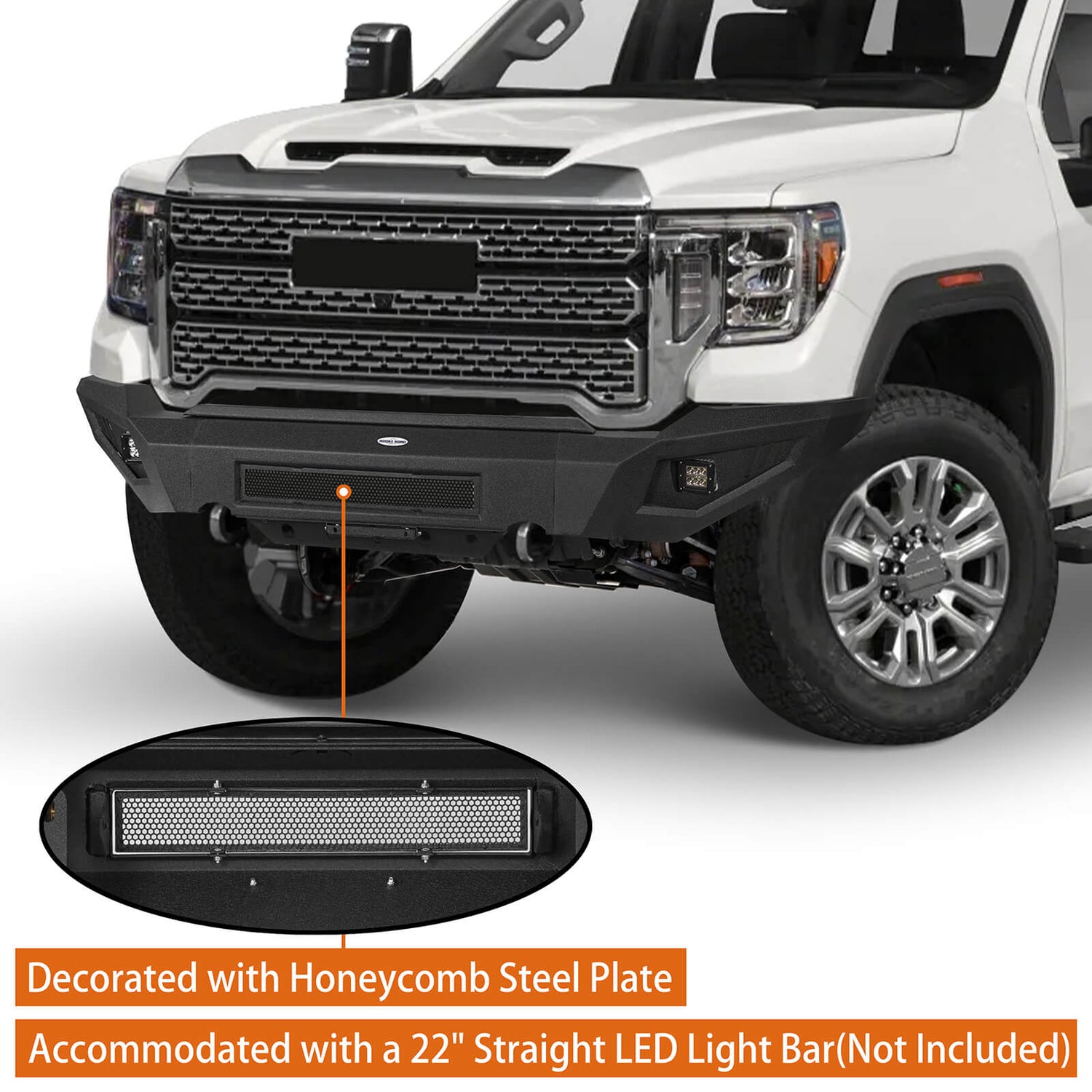 Aftermarket 2020-2023 GMC Sierra 2500/3500HD Front Bumper - Hooke Road ...