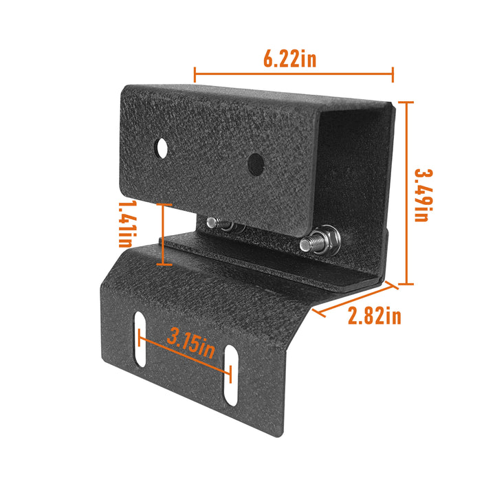 Bed Rack Tonneau Adapters Mounting Brackets (05-23 Toyota Tacoma ...