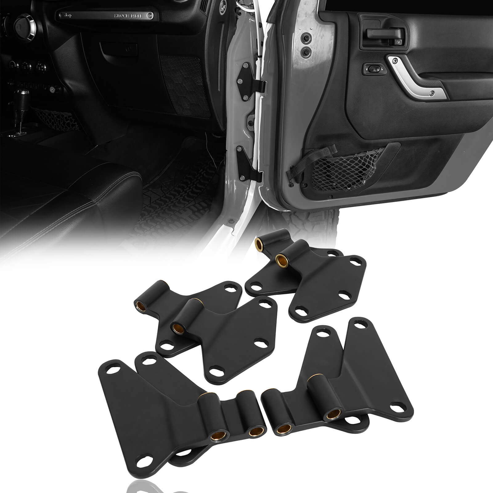 Off-road Tailgate Hinge Set Hooke Road Heavy Duty Tailgate Hinges For ...