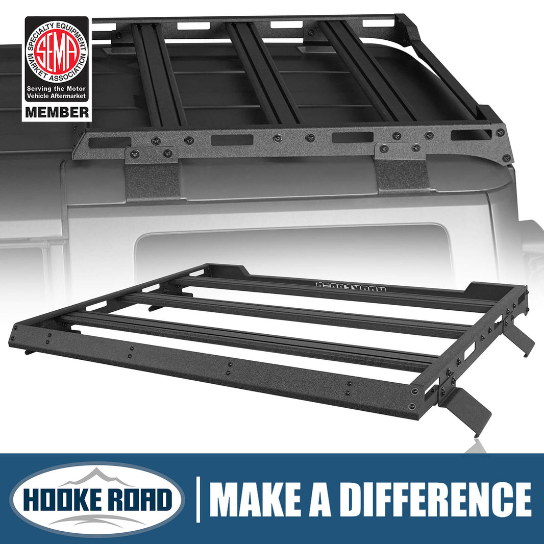 Bronco Discovery Rear Half Roof Rack ( 21-24 Ford 4-Door Hardtop ) - H ...