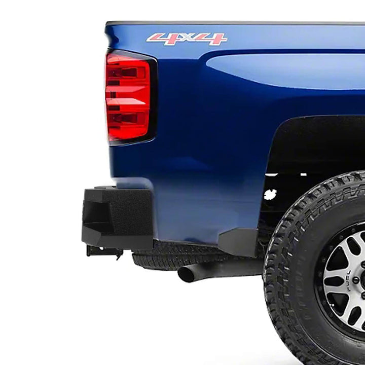 HookeRoad Chevrolet Silverado Rear Bumper for 2007-2018 Chevy Silverado ...
