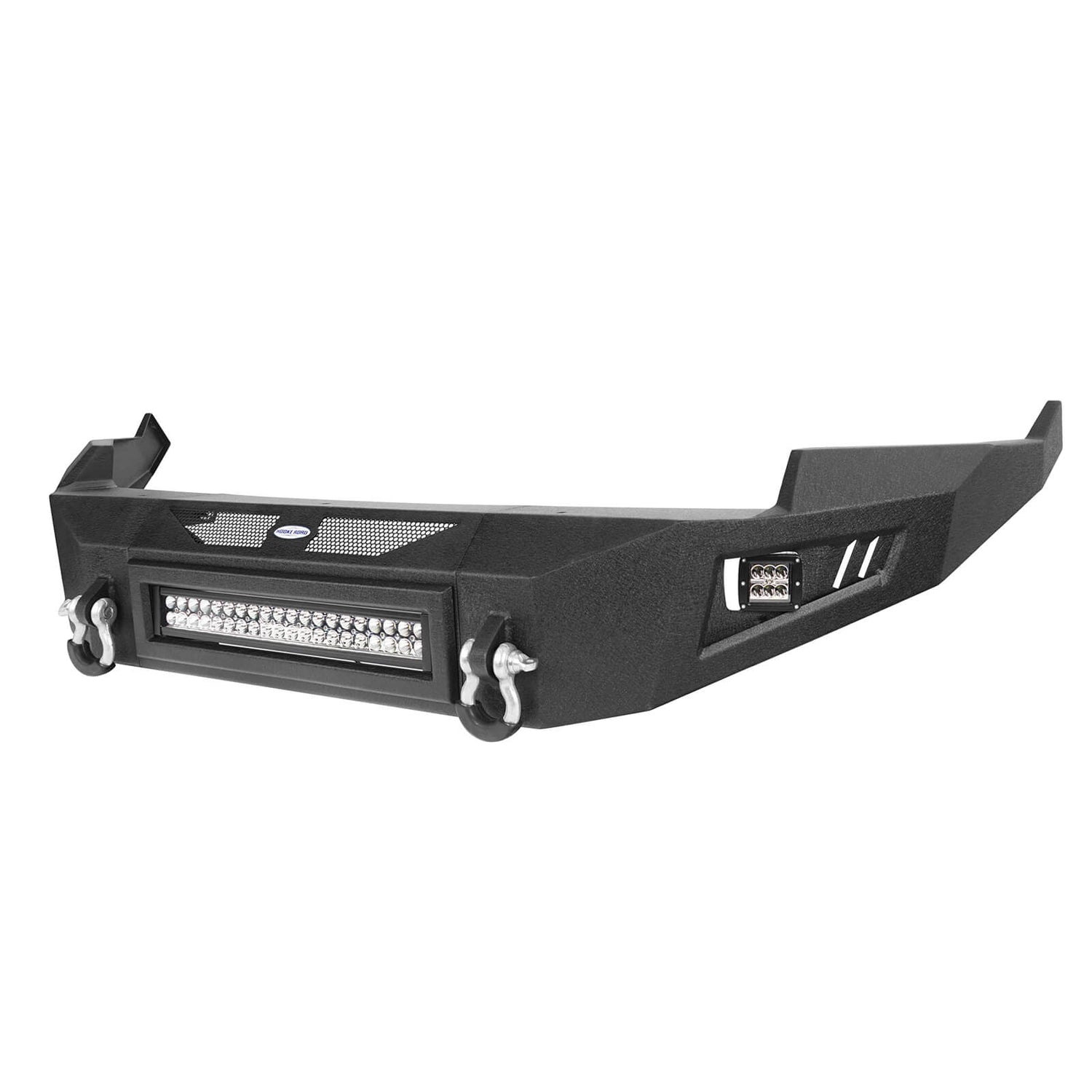 Dodge Ram 1500 aftermarket Front Bumper with LED light bar - Hooke Road ...
