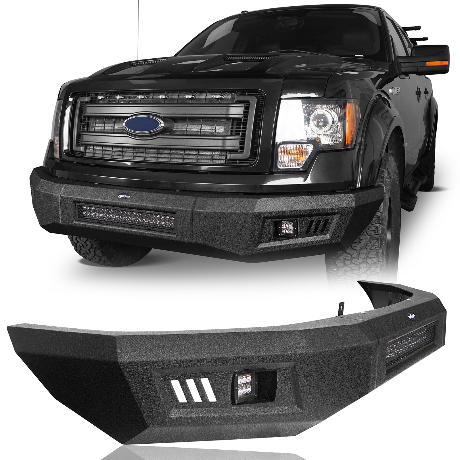 HookeRoad F150 Front Bumper for 2009-2014 Ford F-150, Excluding Raptor ...