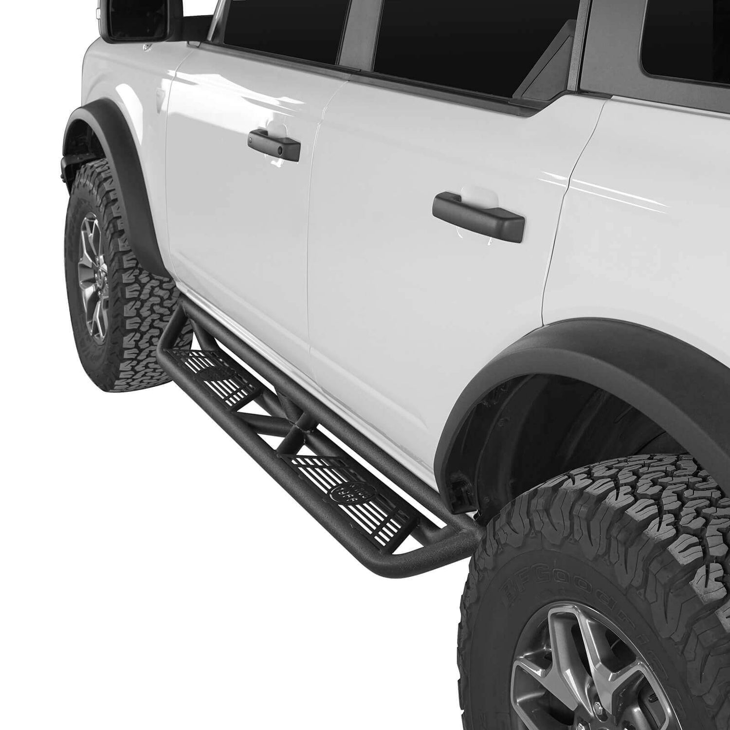 Ford Bronco Nerf Bars Side Steps Running Boards (21-24 4 Door Models ...