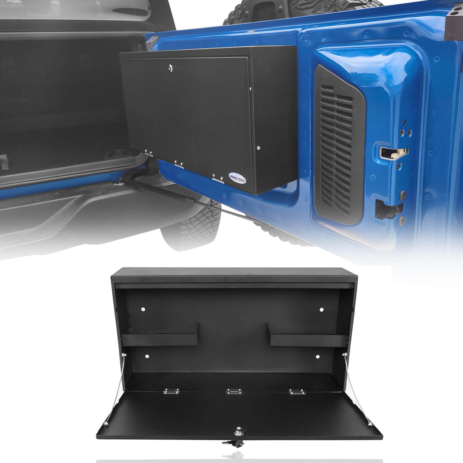 Ford Bronco Steel Tailgate Table Storage Lock Box Accessories For ...