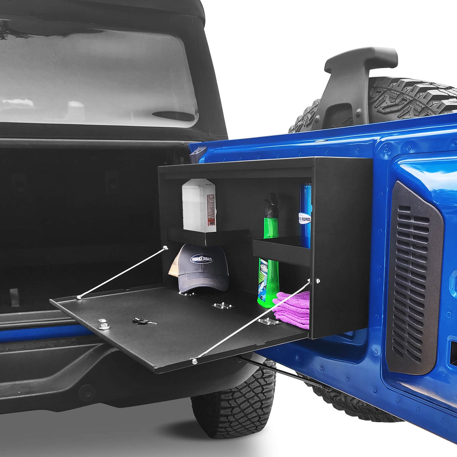 Ford Bronco Steel Tailgate Table Storage Lock Box Accessories For ...