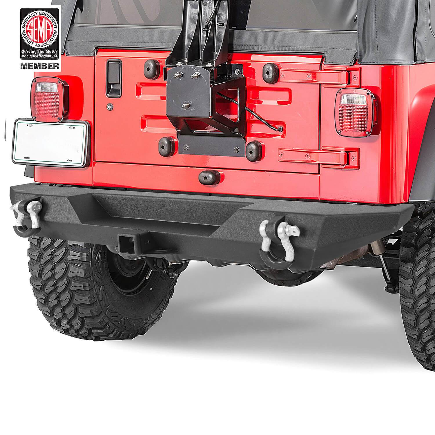 HookeRoad Jeep CJ Front Bumper & Rear Bumper Back Bumper for 1976-1986 ...