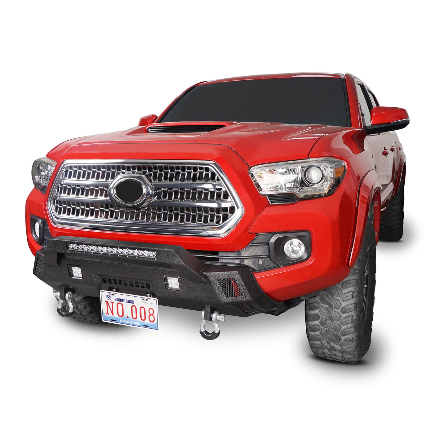 HookeRoad Tacoma Front & Rear Bumpers Combo for 2016-2023 Toyota Tacoma ...
