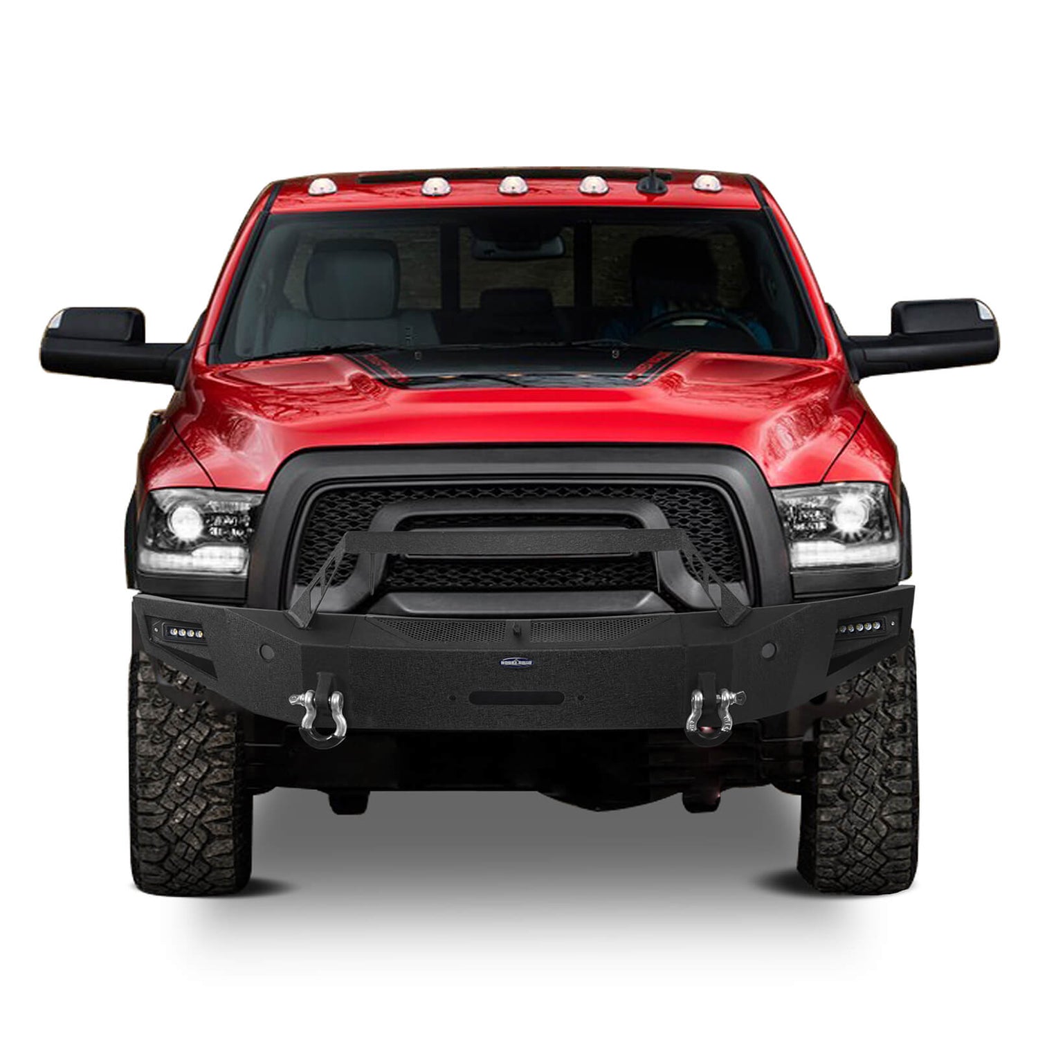 HookeRoad Dodge Ram 1500 Front Bumper w/Winch Plate for 2015-2018 Ram ...