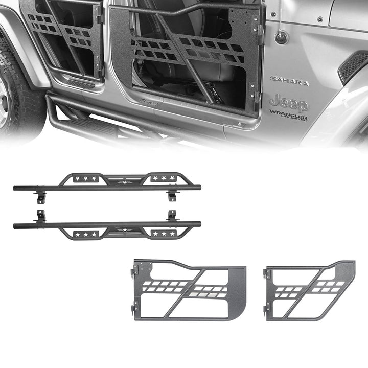 Vehicle Doors Rack | Offroad Tube Doors w/ Side Mirror | Hooke Road ...