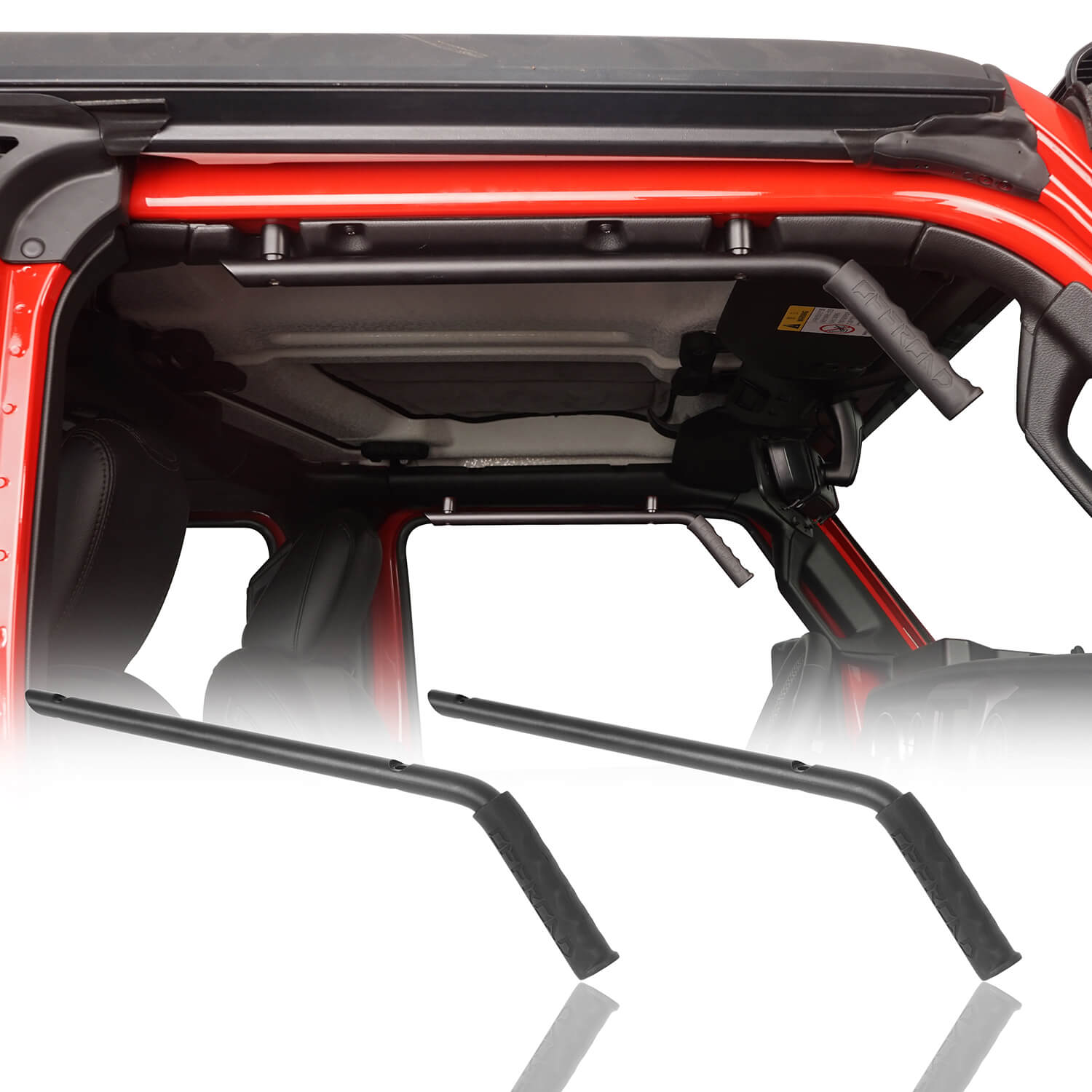 HookeRoad Jeep JL Front Grab Handles for 2018-2021 Jeep Wrangler JL ...