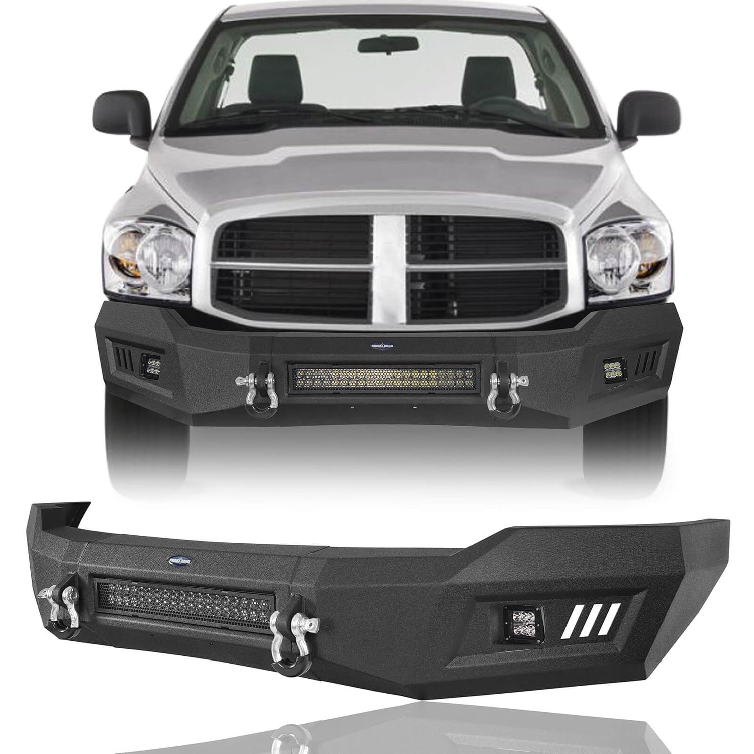HookeRoad Ram 1500 Front & Rear Bumper for 2006-2008 Ram 1500 – Hooke ...