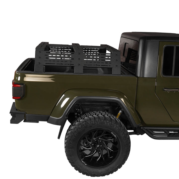 12.2" High Overland Bed Rack Fits Jeep Gladiator JT & Tacoma - Hooke ...