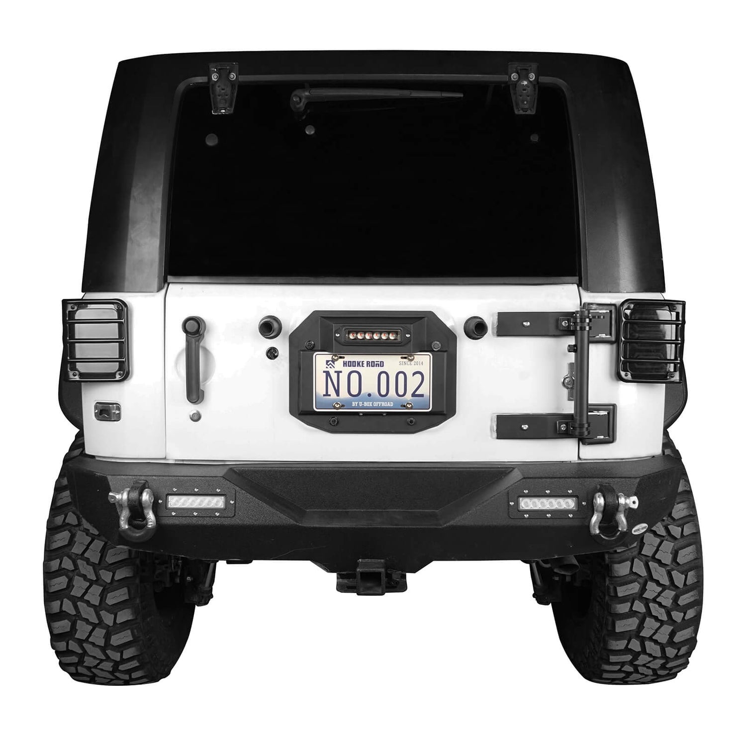 Hooke Road Jeep JK Spare Tire Delete for 2007-2018 Jeep Wrangler ...