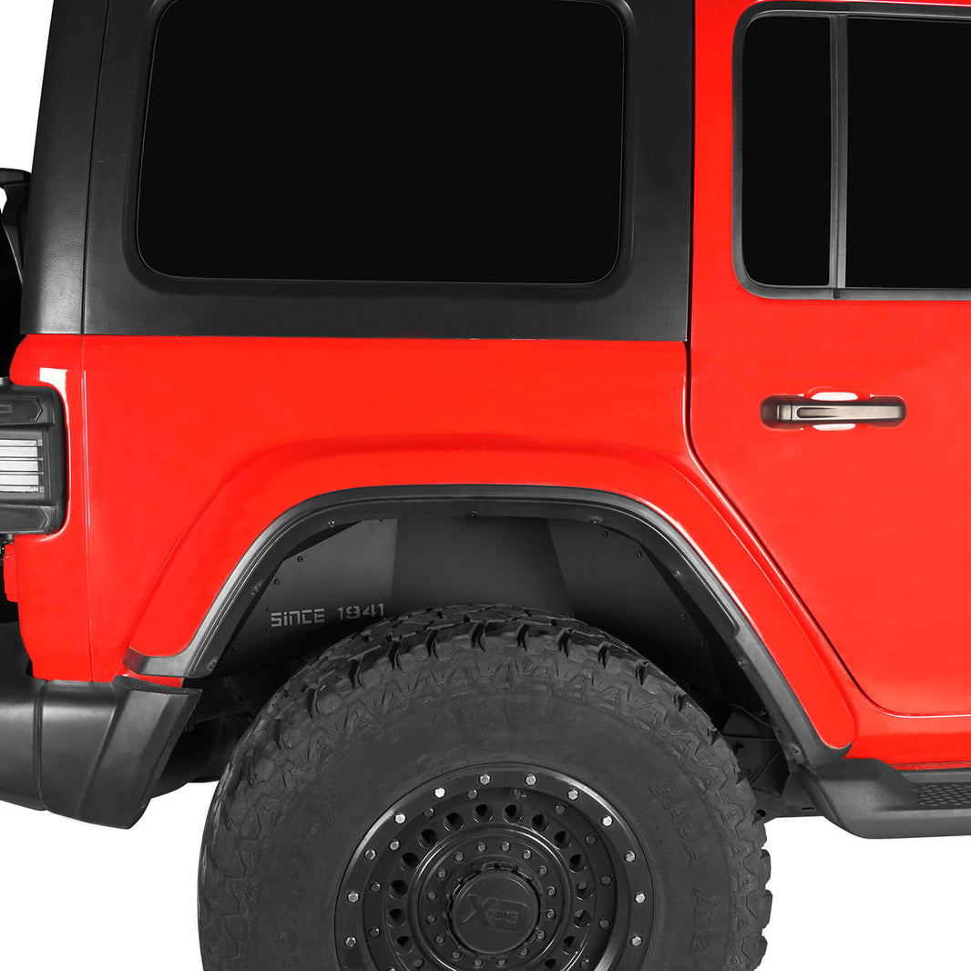 Jeep JL “Since 1941 ”Rear Fender Liners(18-26 Jeep Wrangler JL) - Hook ...