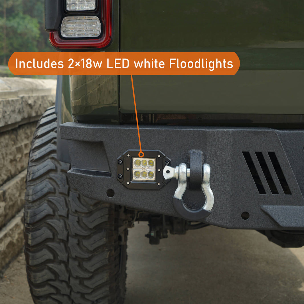 Jeep Gladiator Rear Bumper Aftermarket Replacement (20-24 JT) - Hooke ...