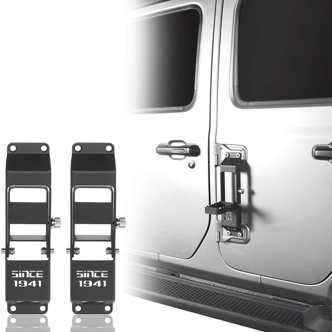 18-23 Jeep Wrangler JL & Gladiator JT Door Hinge Step Foot Pedal ...