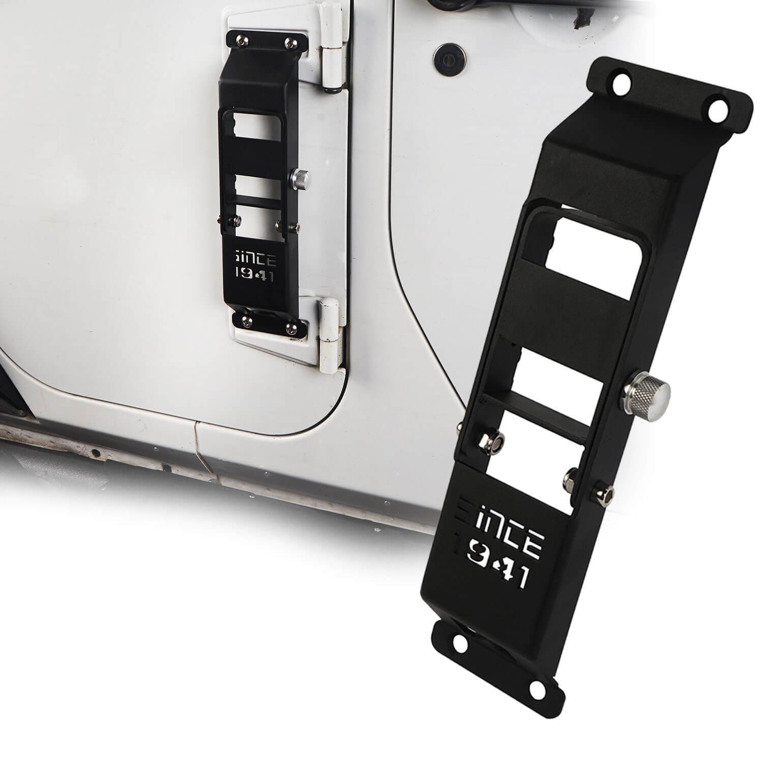 Jeep Hinge Steps Hooke Road Door Hinge Steps Metal Folding Door Pedal W ...