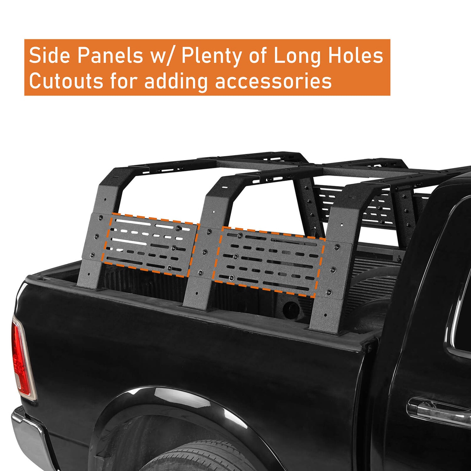 18.8" High Overland Bed Rack for Full-Size Trucks Without Bed Rails ...